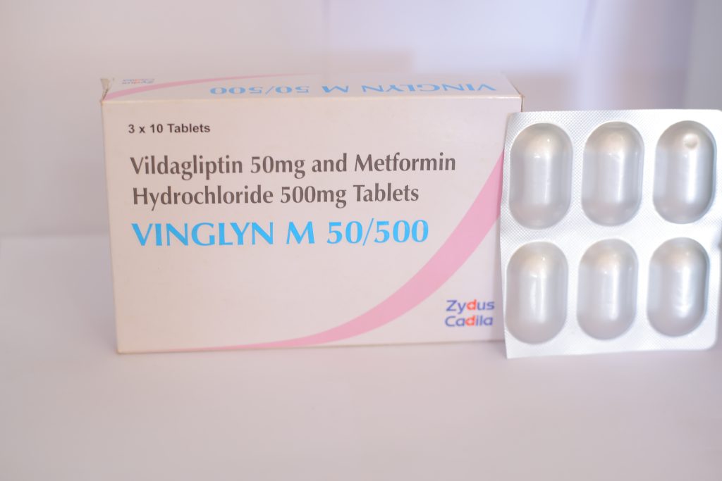 VINGLYN 50/500 VILDAGLIPTIN 50MG AND MEFTFORMIN 500MG – Health Okay ...